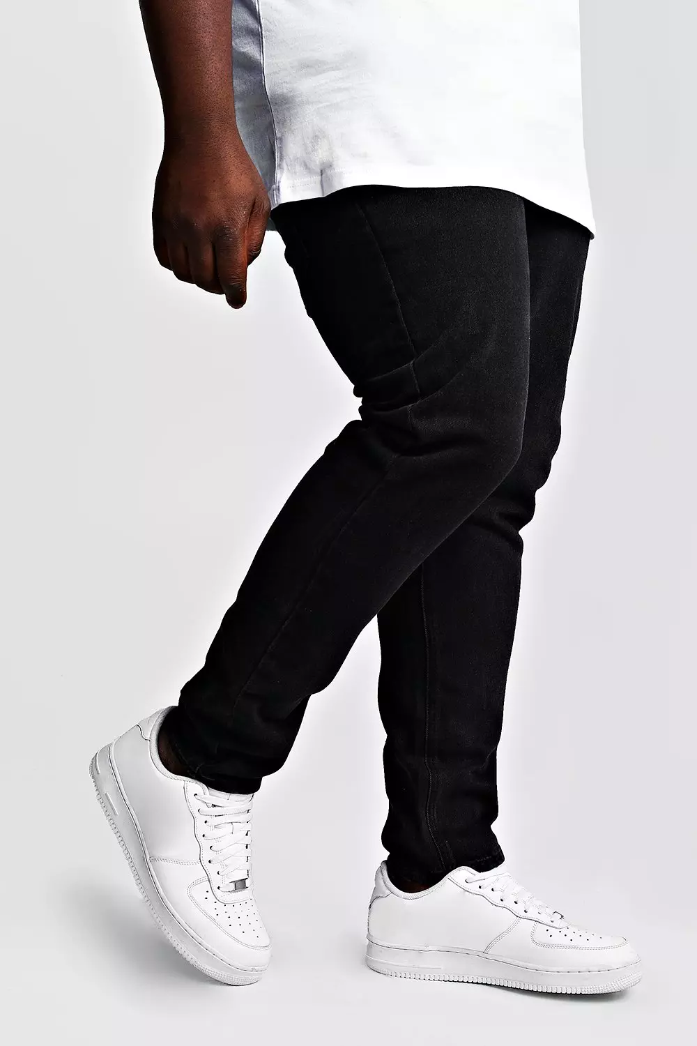 Plus Size Slim Fit Rigid Jeans boohooMAN